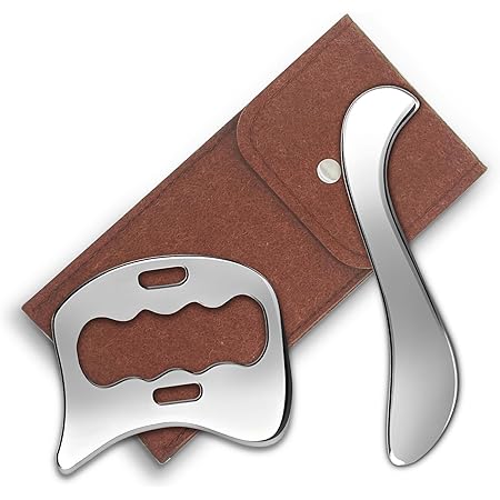 Amazon.com: 2-in-1 Stainless Steel Gua Sha Muscle Scraper Tool ...