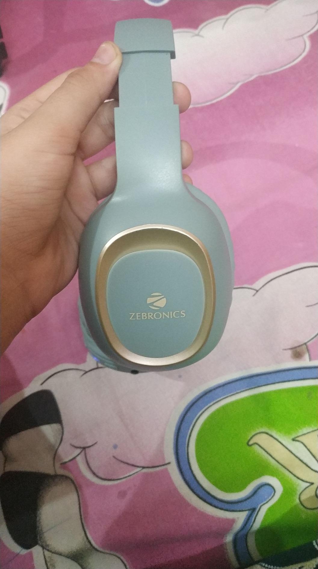 Zebronics Zeb - Paradise Wireless BT Headphone Comes with 40mm Drivers ...