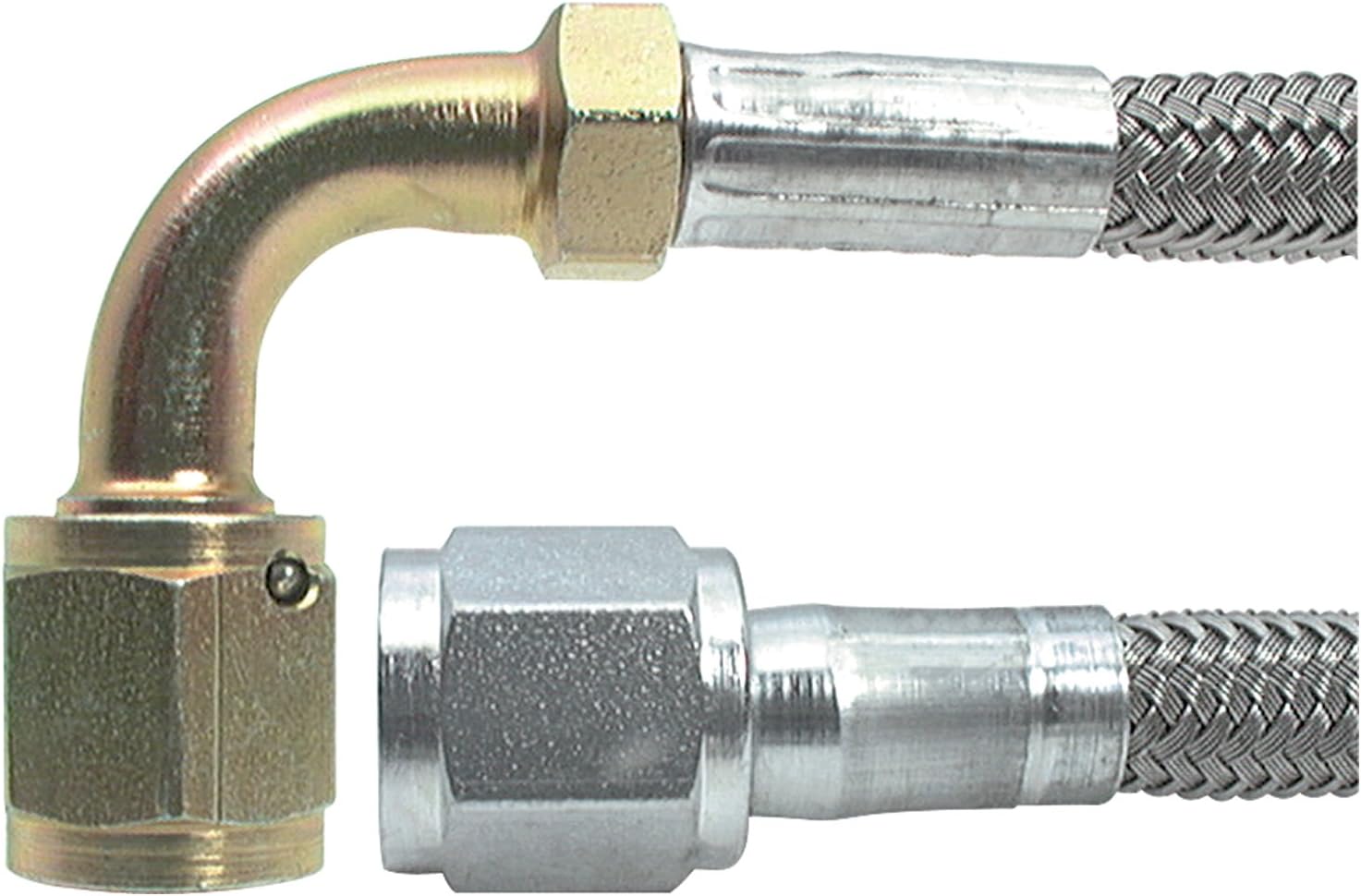 Amazon.com: Allstar ALL48185 24" Long Braided Steel PTFE -4AN Hose -4AN ...