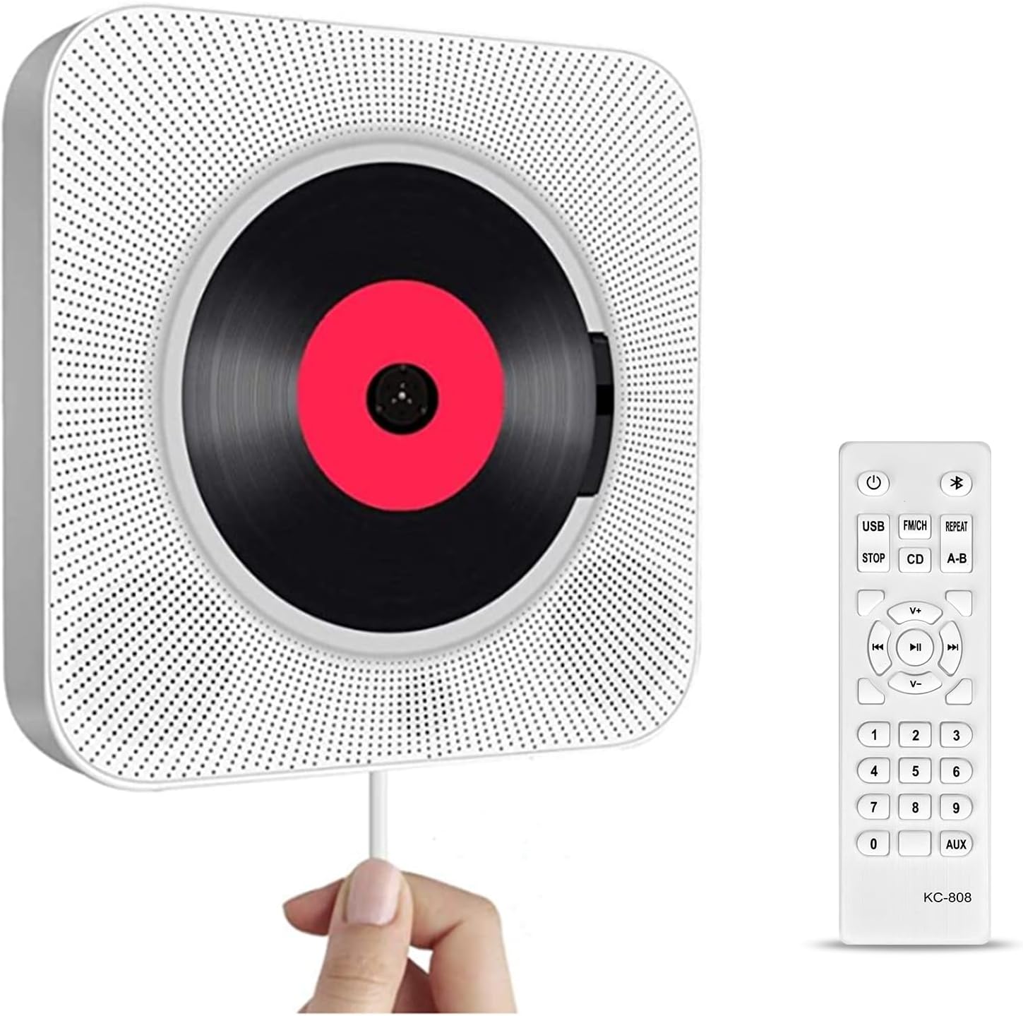 CD Player portable cd player - with Bluetooth Wall Mountable Built-in ...