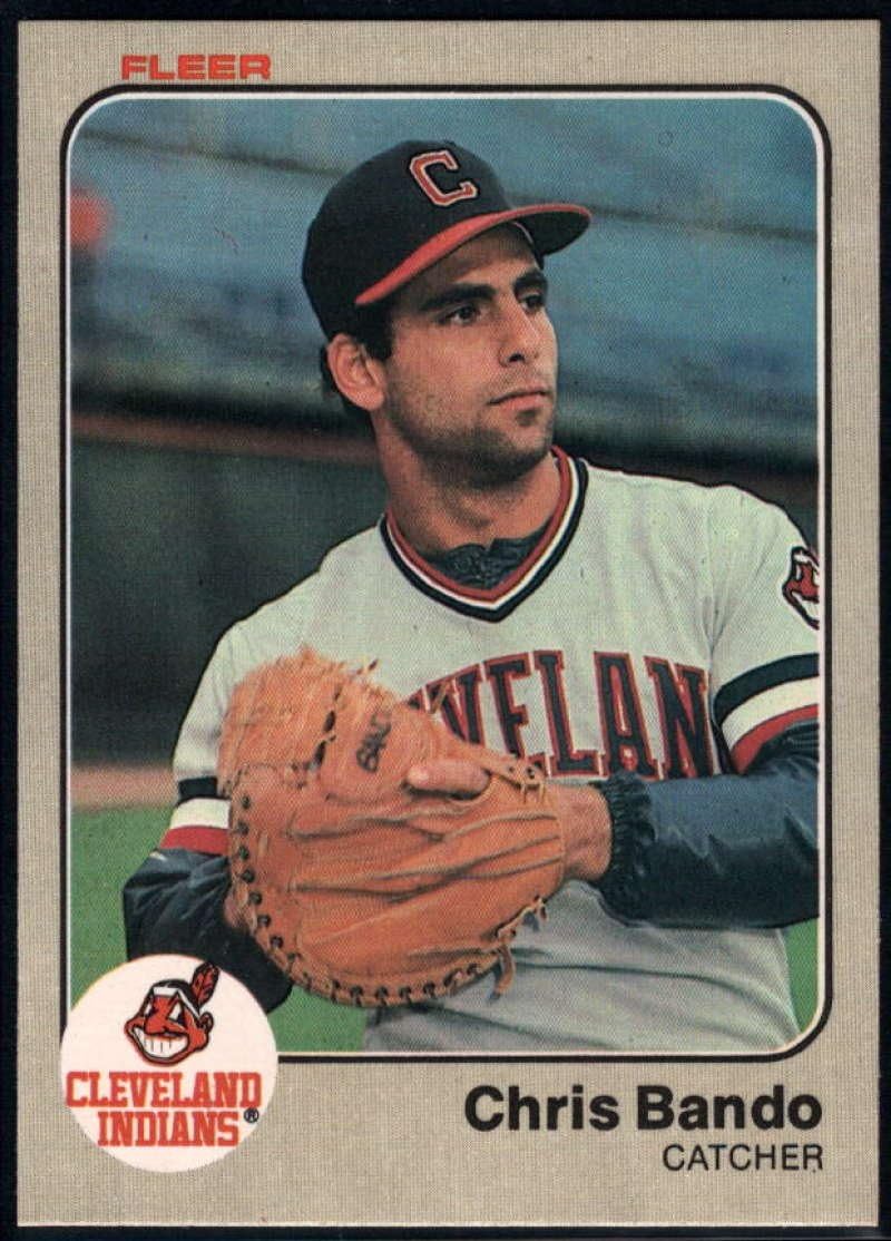 Amazon.com: Baseball MLB 1983 Fleer #400 Chris Bando Indians ...