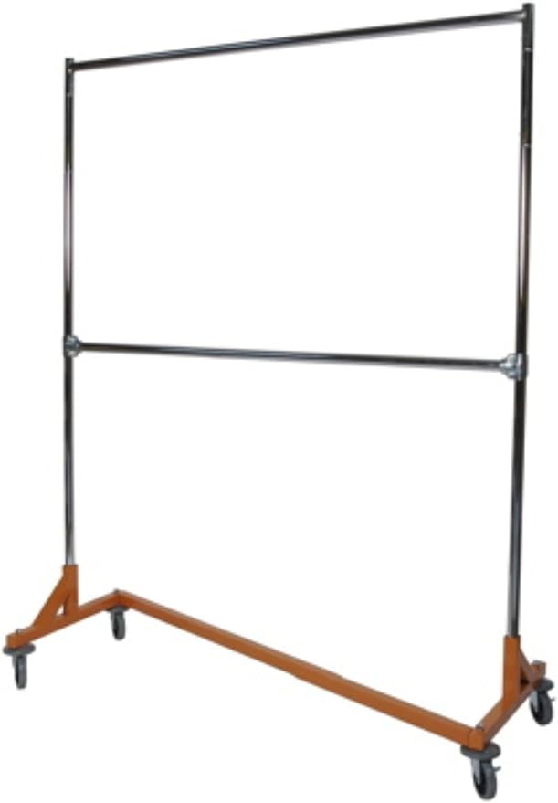 Amazon.com: Deluxe Commercial Grade Rolling Z Rack Garment Rack with ...