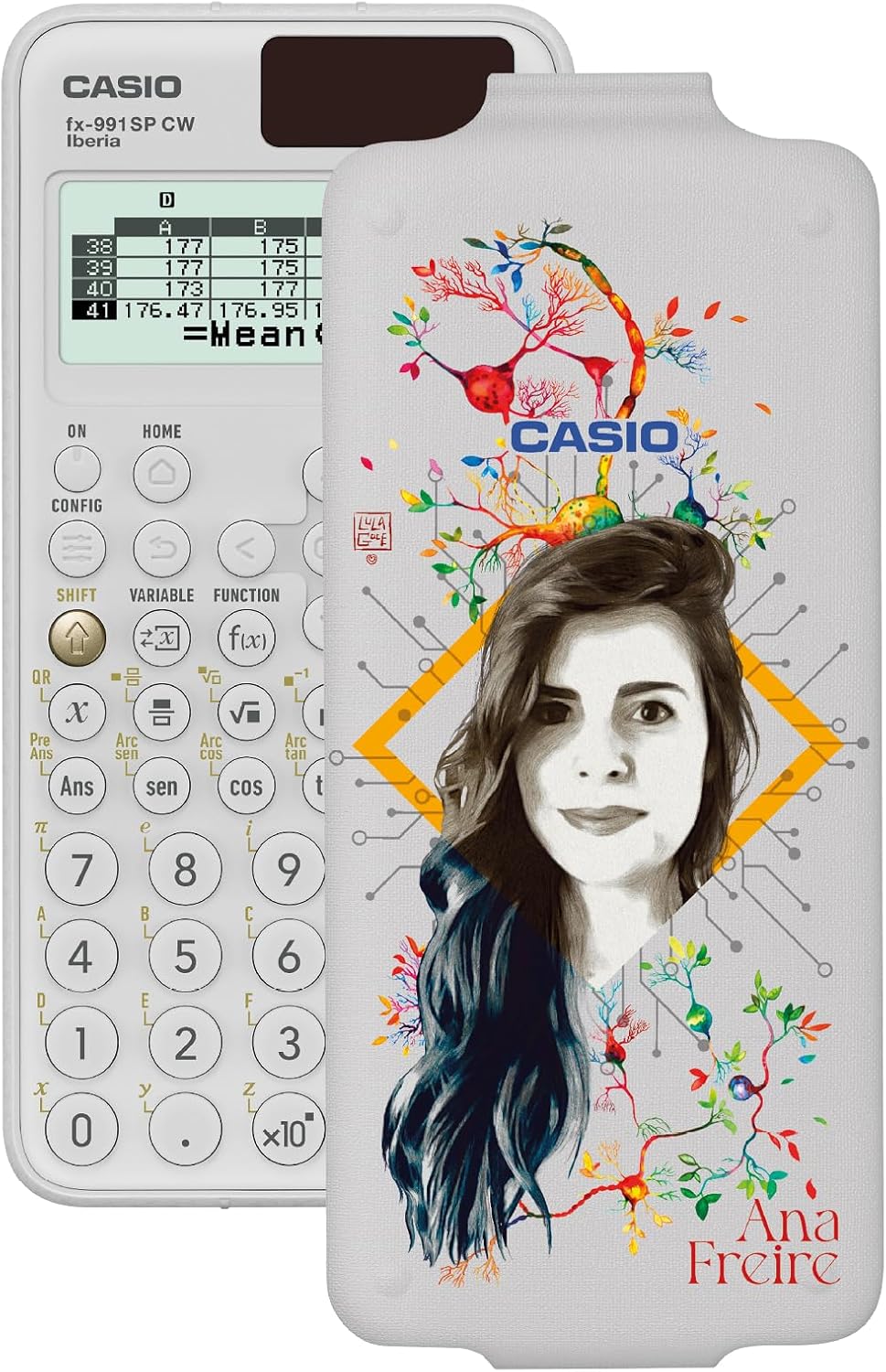 Casio FX-991SP CW, Scientific Calculator with Ana Freire illustrated by ...