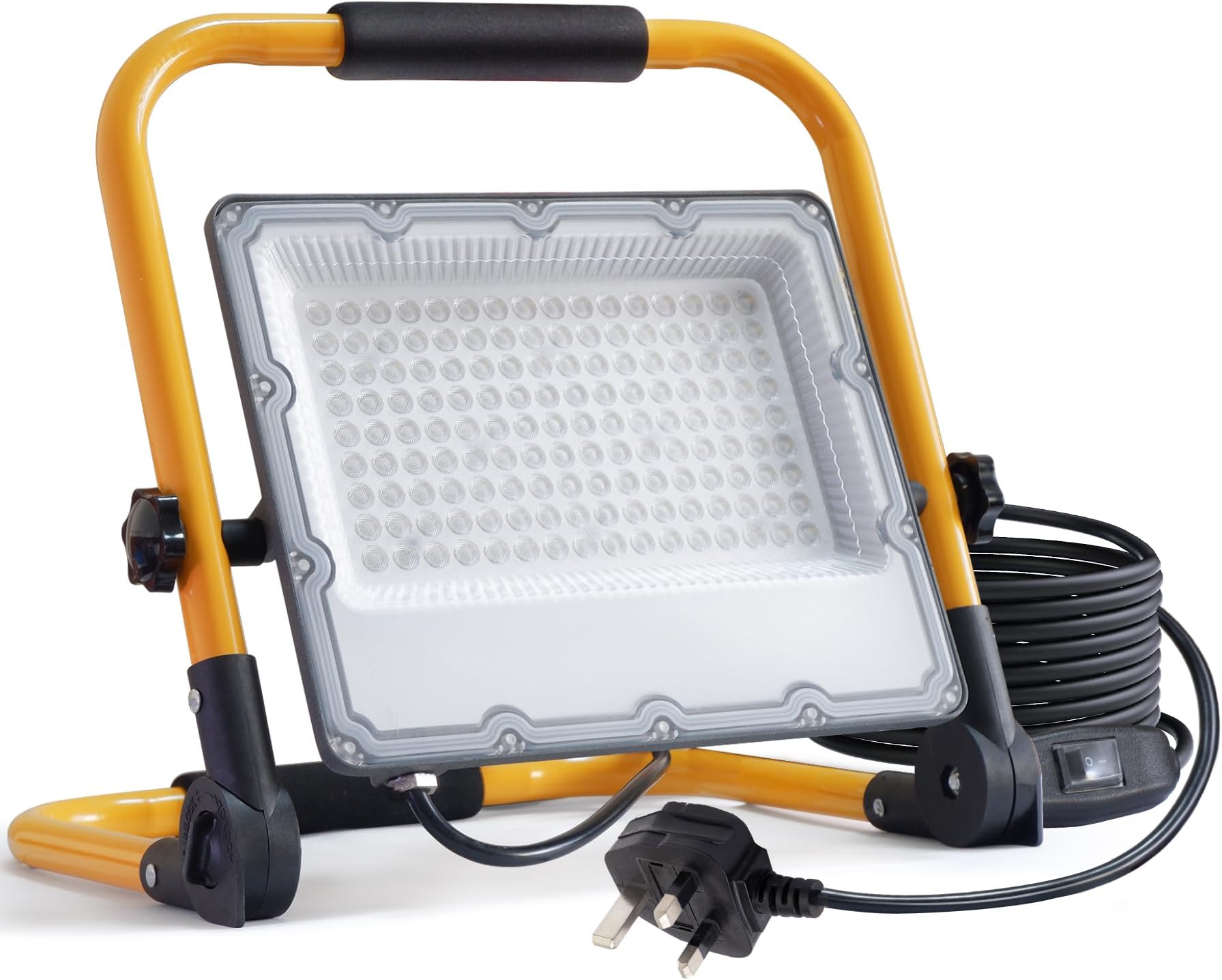 MEEKBOS 100W LED Work Light with Switch and 13.1 ft Cable, 10000LM ...
