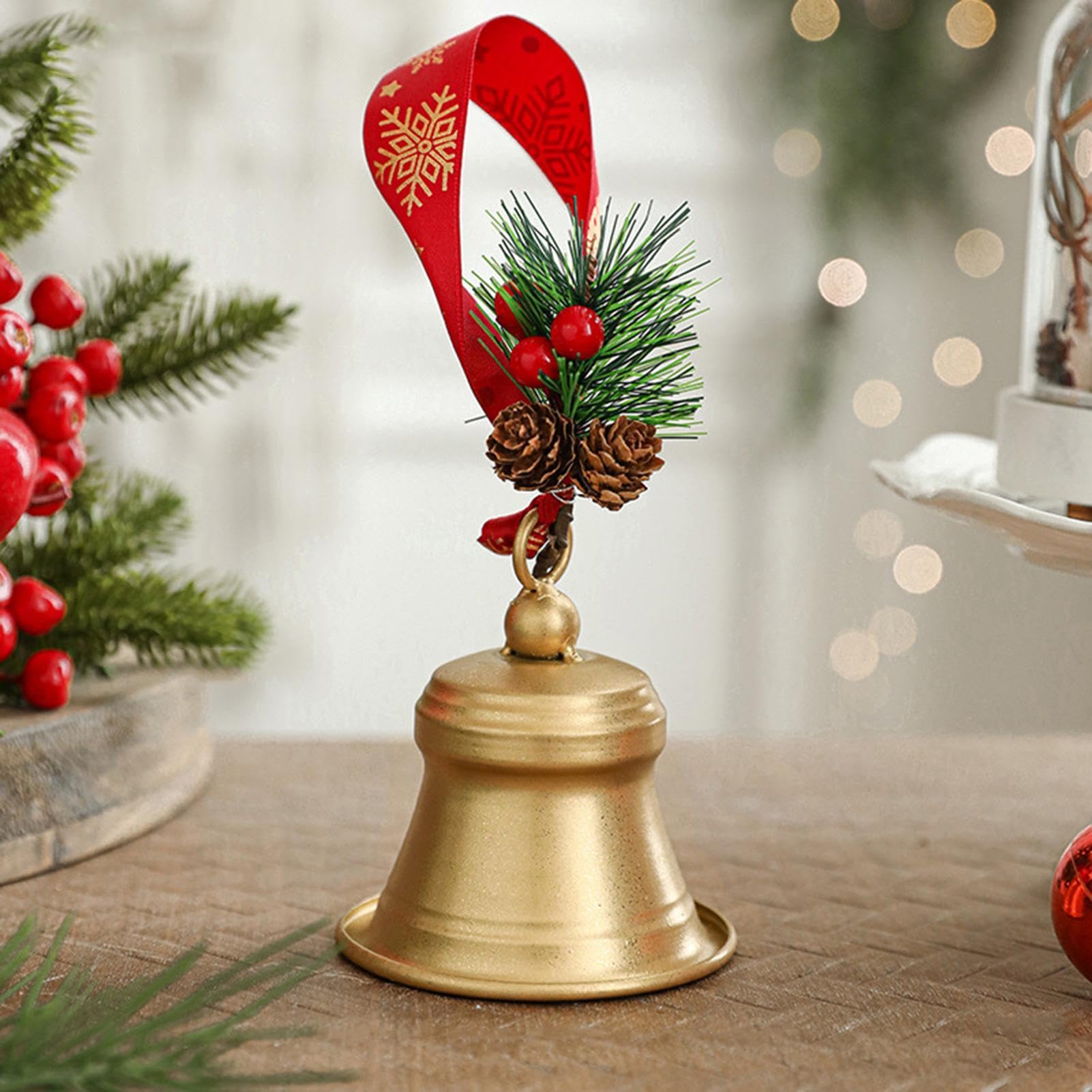 Silver Bell Christmas Centerpieces DIY Silver Bell Trio A Dollar