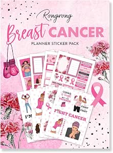 Amazon.com: Rongrong Breast Cancer Planner Sticker Pack for Planners ...