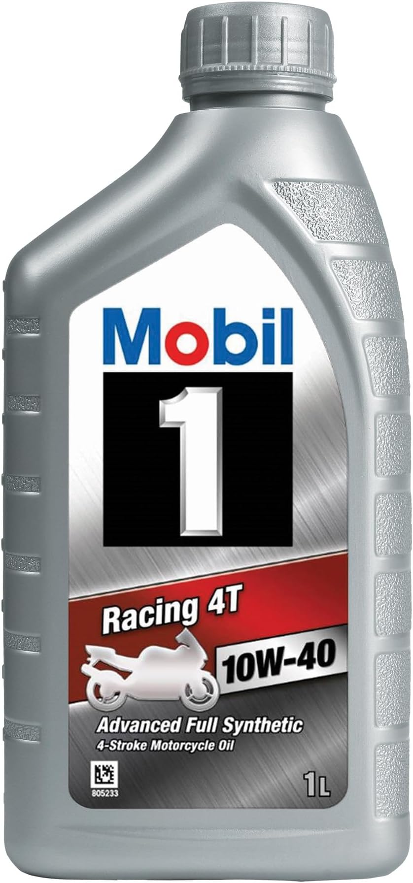 Mobil 1 Racing 4T 10W-40 Advanced Full Synthetic 4-Stroke Motorcycle ...