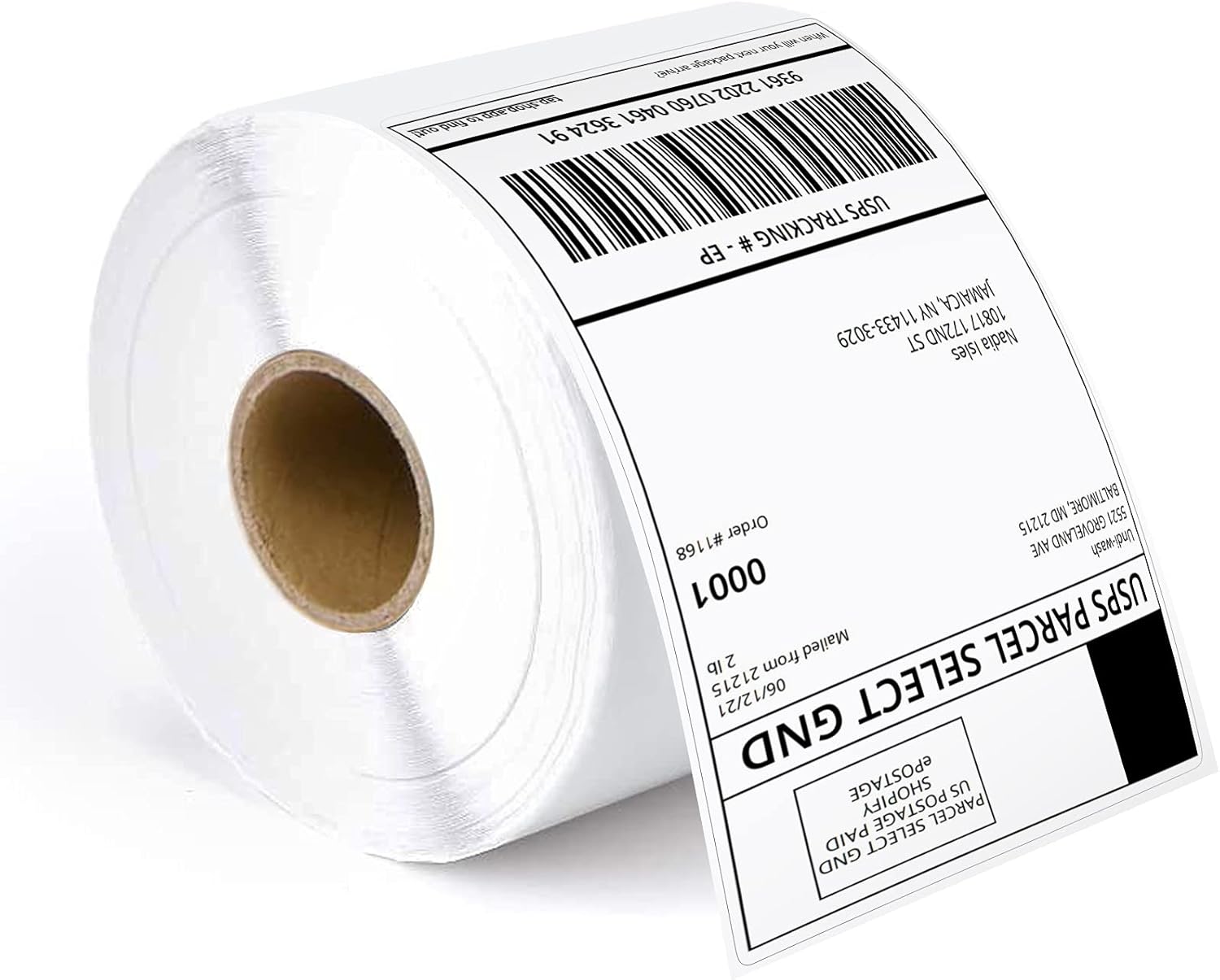Amazon.com : JADENS Thermal Direct Shipping Label Paper - 1 Roll of 350 ...