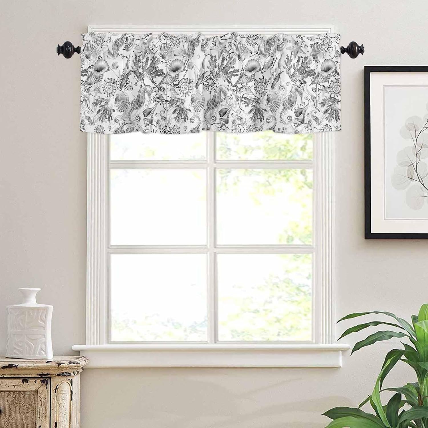 Amazon.com: Victoroes Ocean Nautical Curtain Valances for Windows ...
