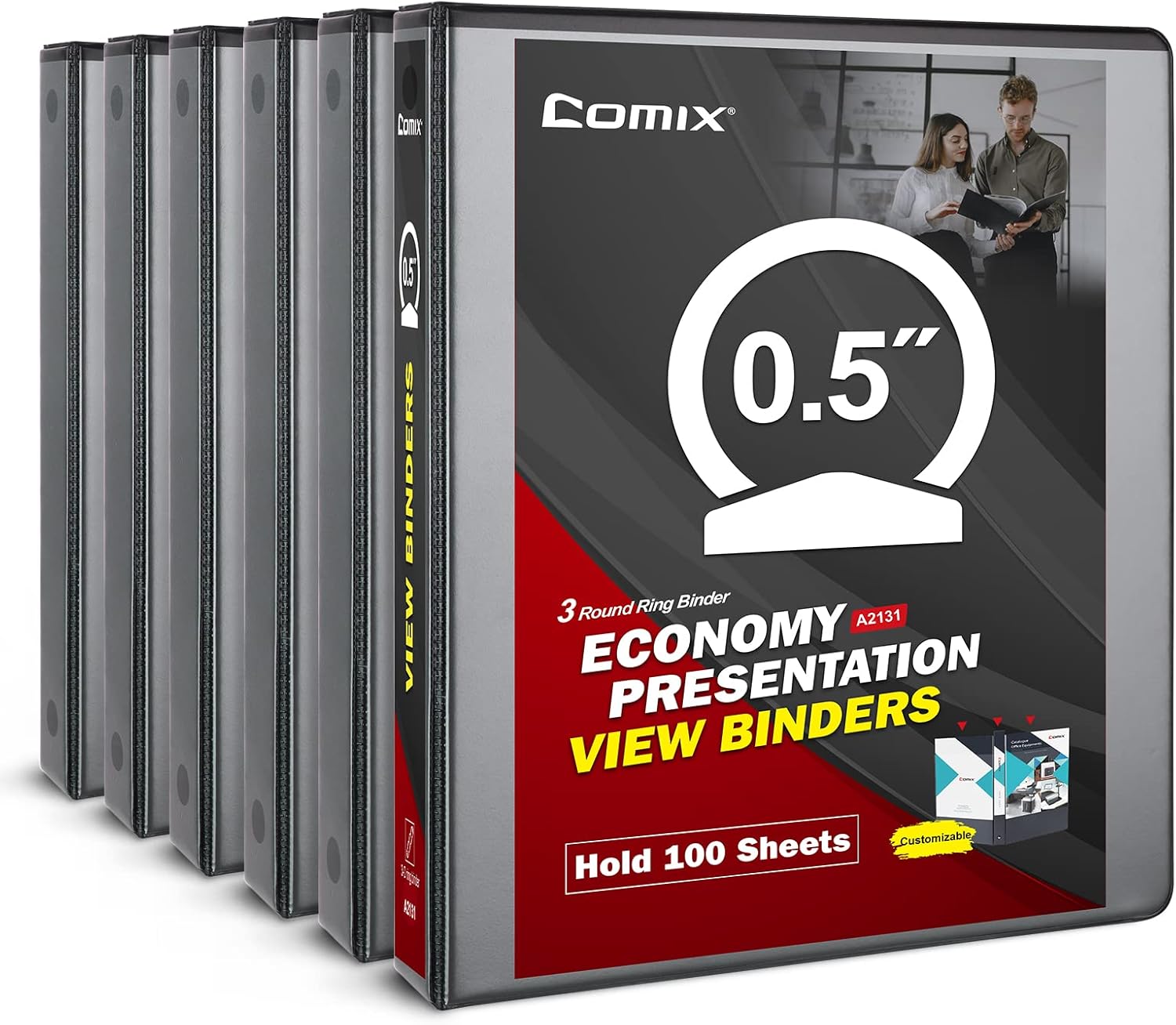 Amazon Comix Basics Economy 1 2 Inch Round Ring View Binder 3 amazon-comix-basics-economy-1-2-inch-round-ring-view-binder-3