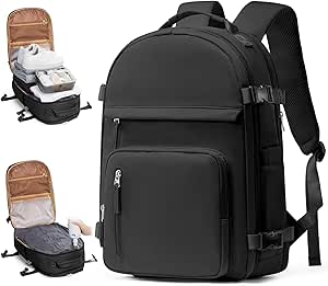 Amazon.com: coofay Vacuum Backpack Travel with Pump Vacpack Travel ...