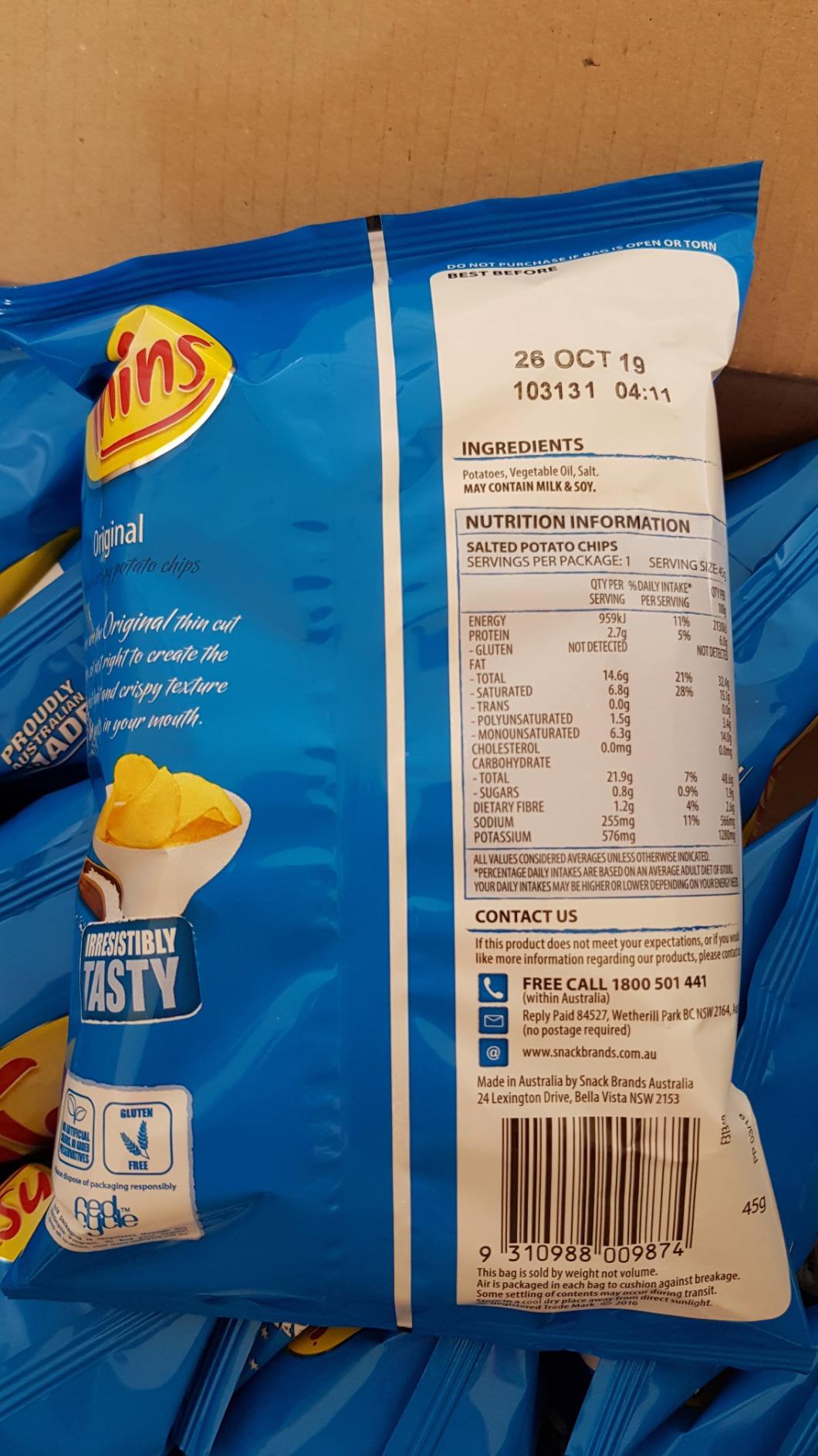 Thins Original, 12 x 175g : Amazon.com.au: Everything Else