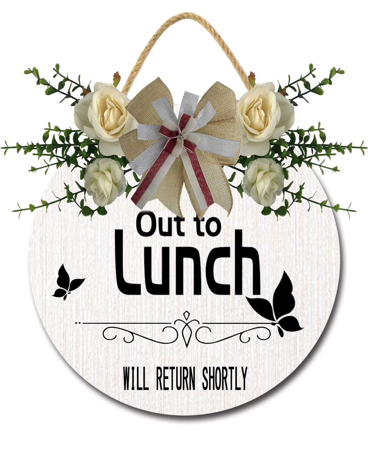 Out To Lunch Sign For Office Door