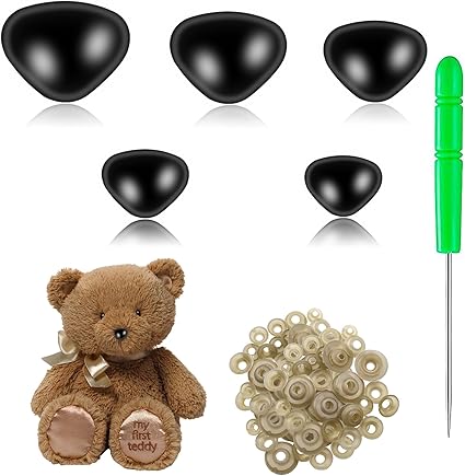 GETRICH 100 PCS Safety Noses for Amigurumi Safety Noses for Toy Making ...