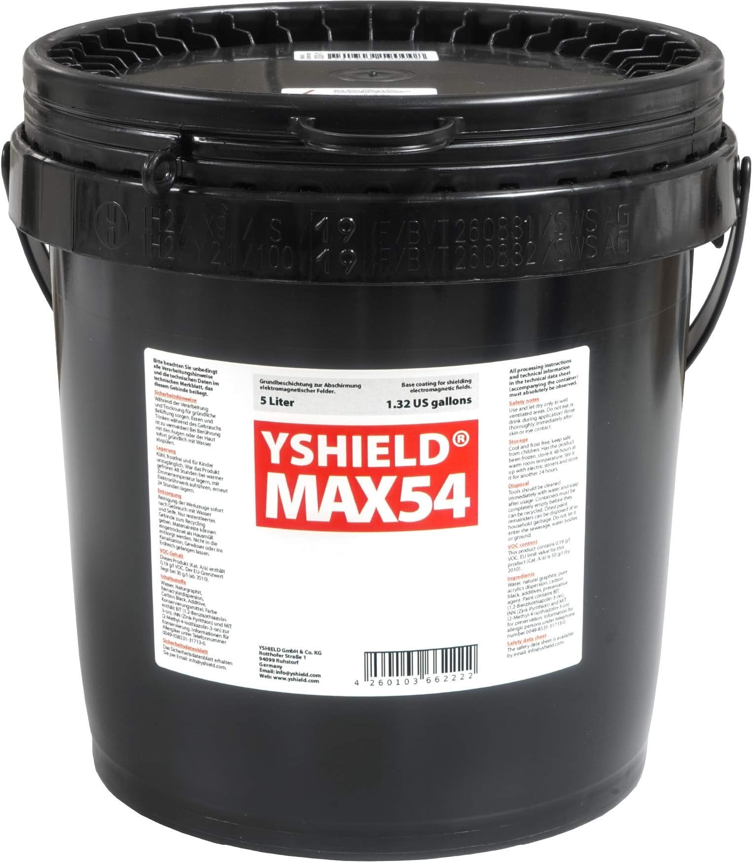 EMR Shielding Solutions YSHIELD MAX54 EMF Shielding Paint - Amazon.com