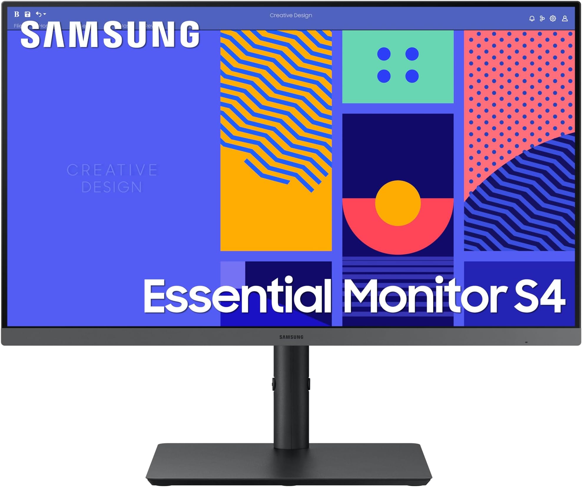 Samsung Essential Series S3 Flat Monitor 24 Inch (60.5 cm) FHD (1,920 x ...