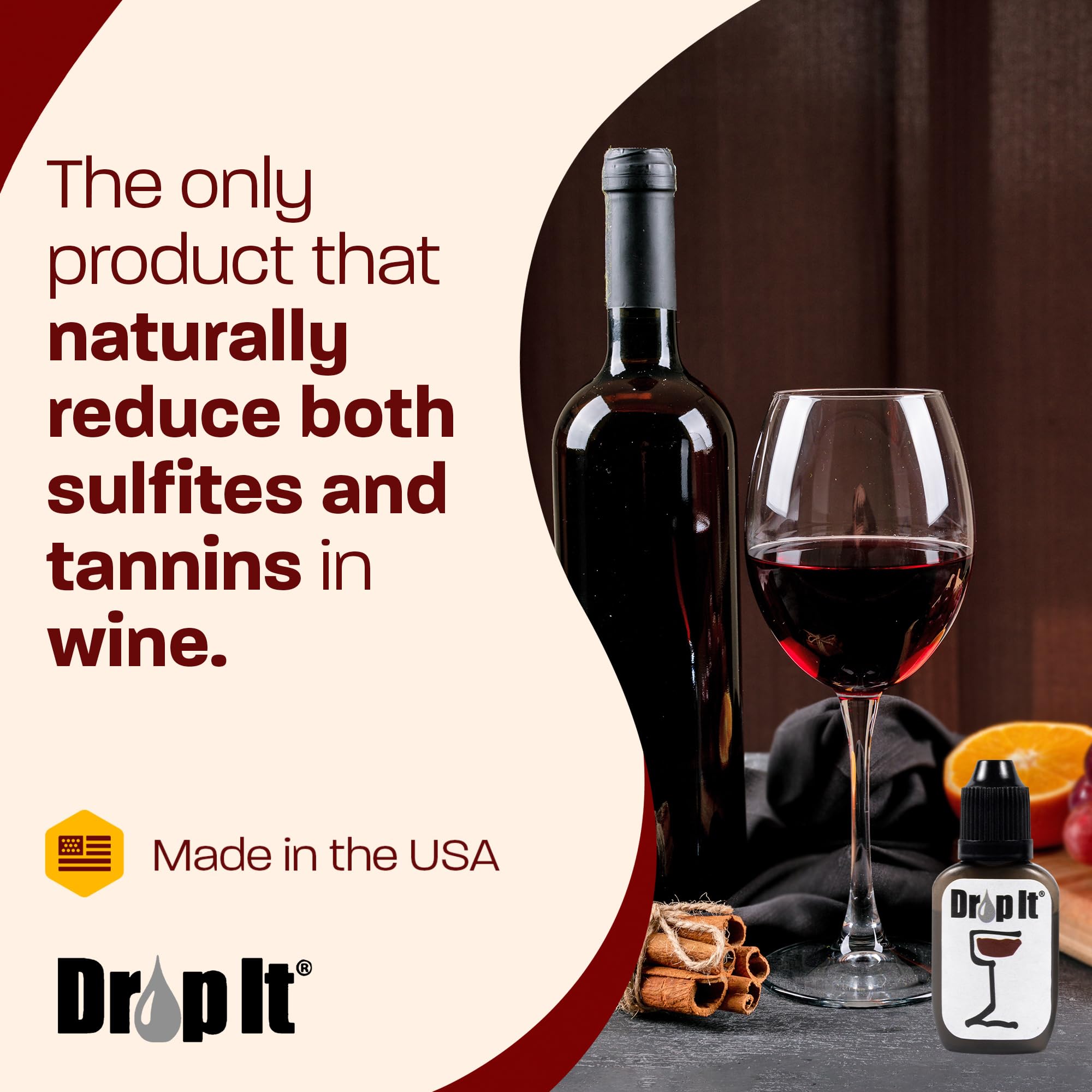 Snapklik.com : Original Wine Drops, 6pk- USA Made That Naturally Reduce ...