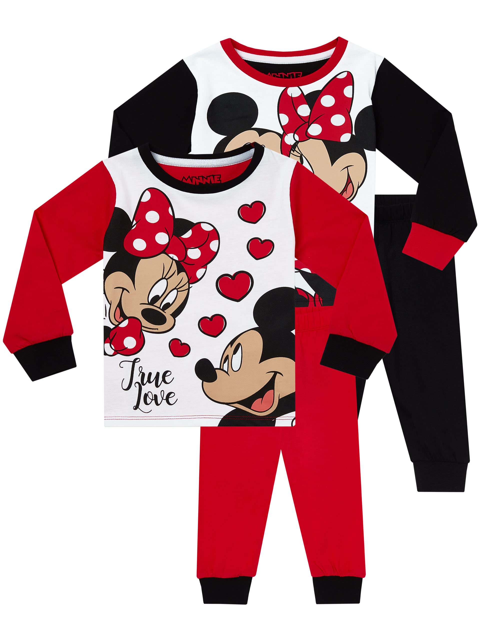 Disney Girls Pyjamas Minnie Mouse 2 Pack : Amazon.co.uk: Fashion