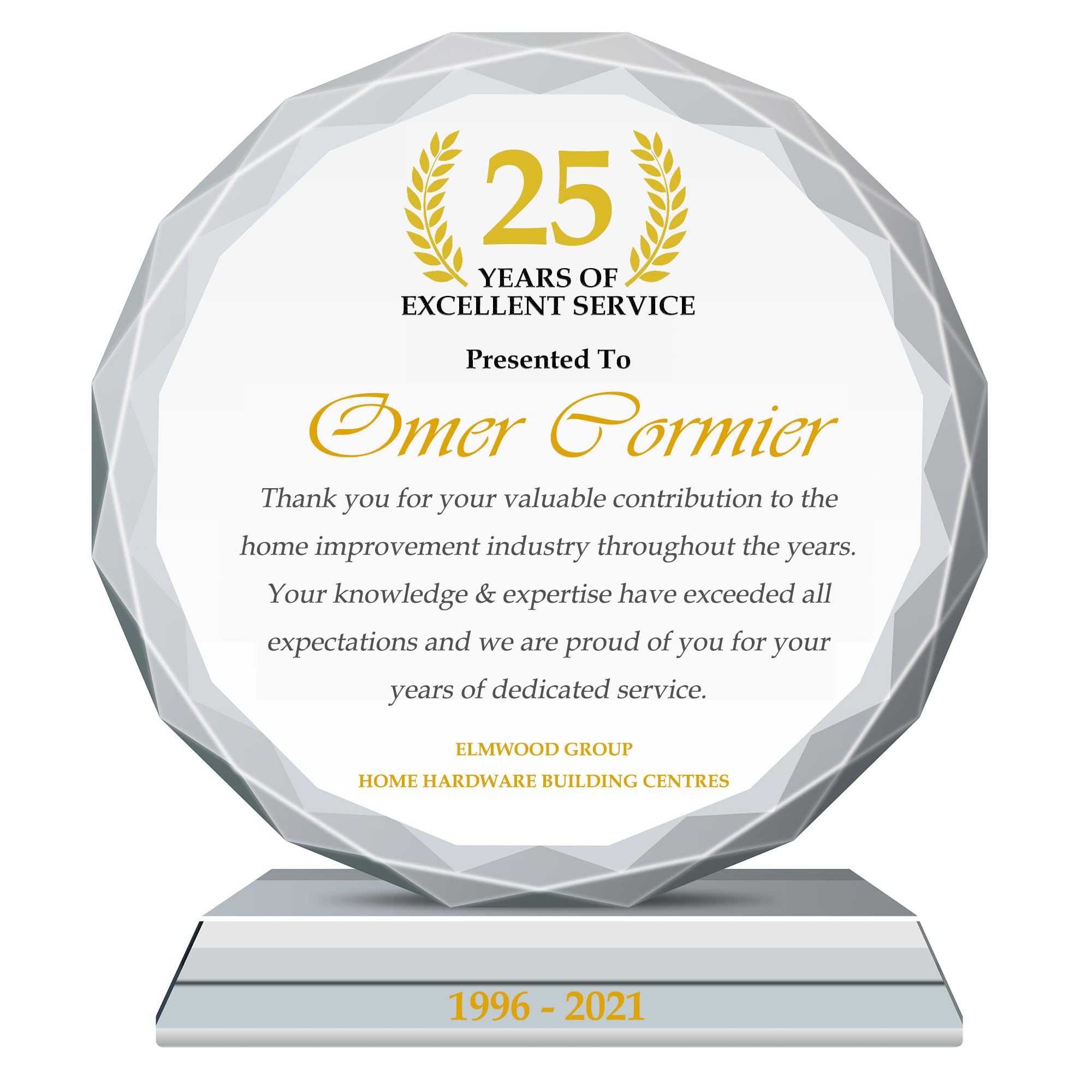 Service Award Quotes Employee Recognition Wording And Examples