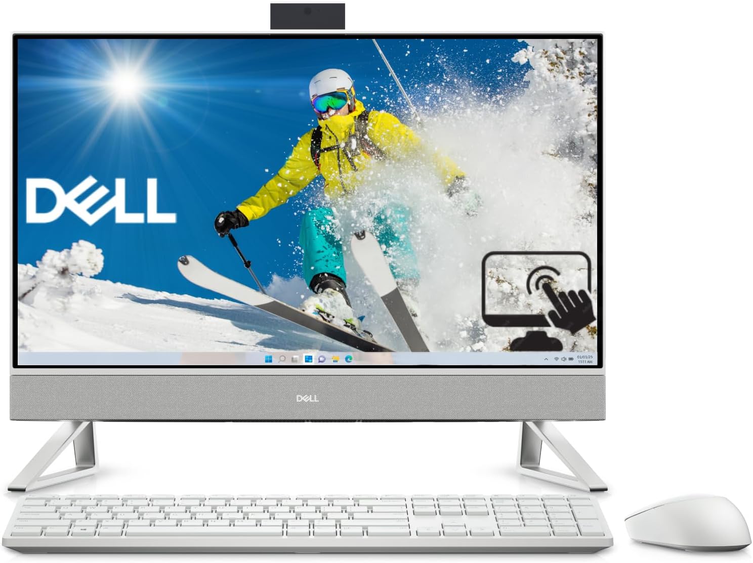 Amazon.com: Dell 24 All-in-One Desktop ec24250-23.8-inch FHD Touch Display, Intel Core 5 ...