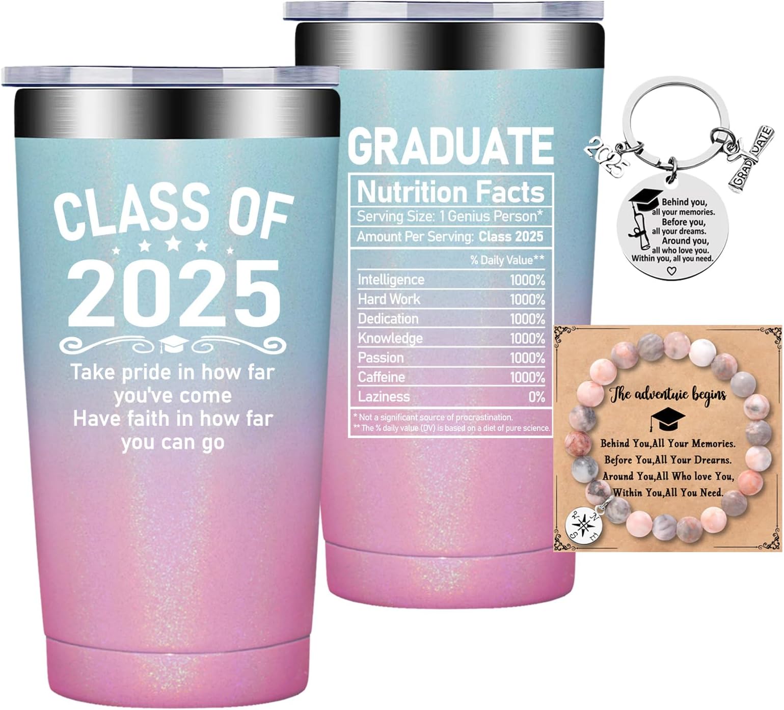 Amazon.com | Onebttl Graduation Gifts 2025 - Class of 2025, 20oz ...