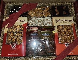 Amazon.com: A Gift Inside Chocolate, Caramel and Crunch Grand Gift Basket
