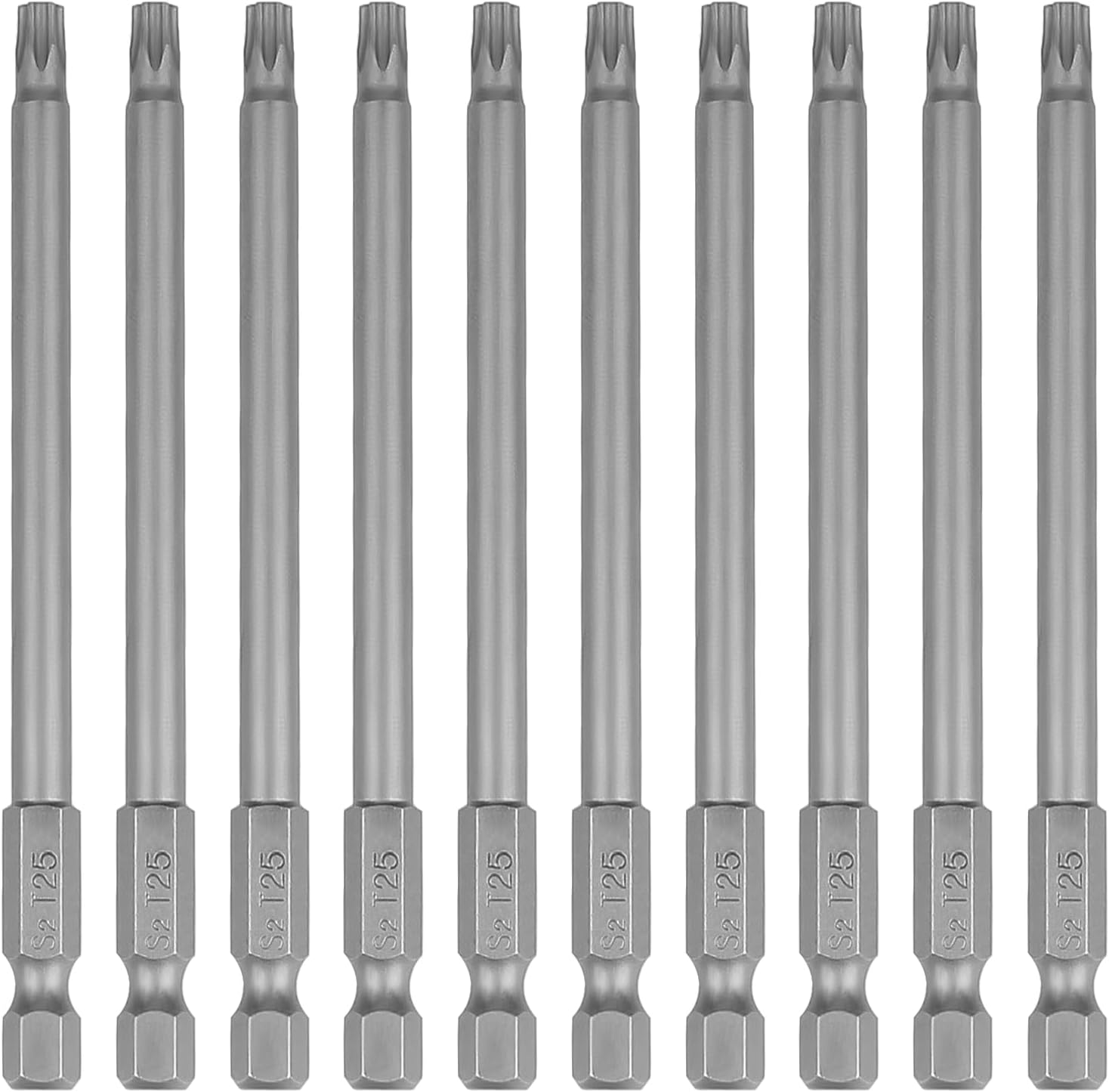 VESTTIO T25 Security Torx Screwdriver Bit Set Tamper Proof Star 6 point ...