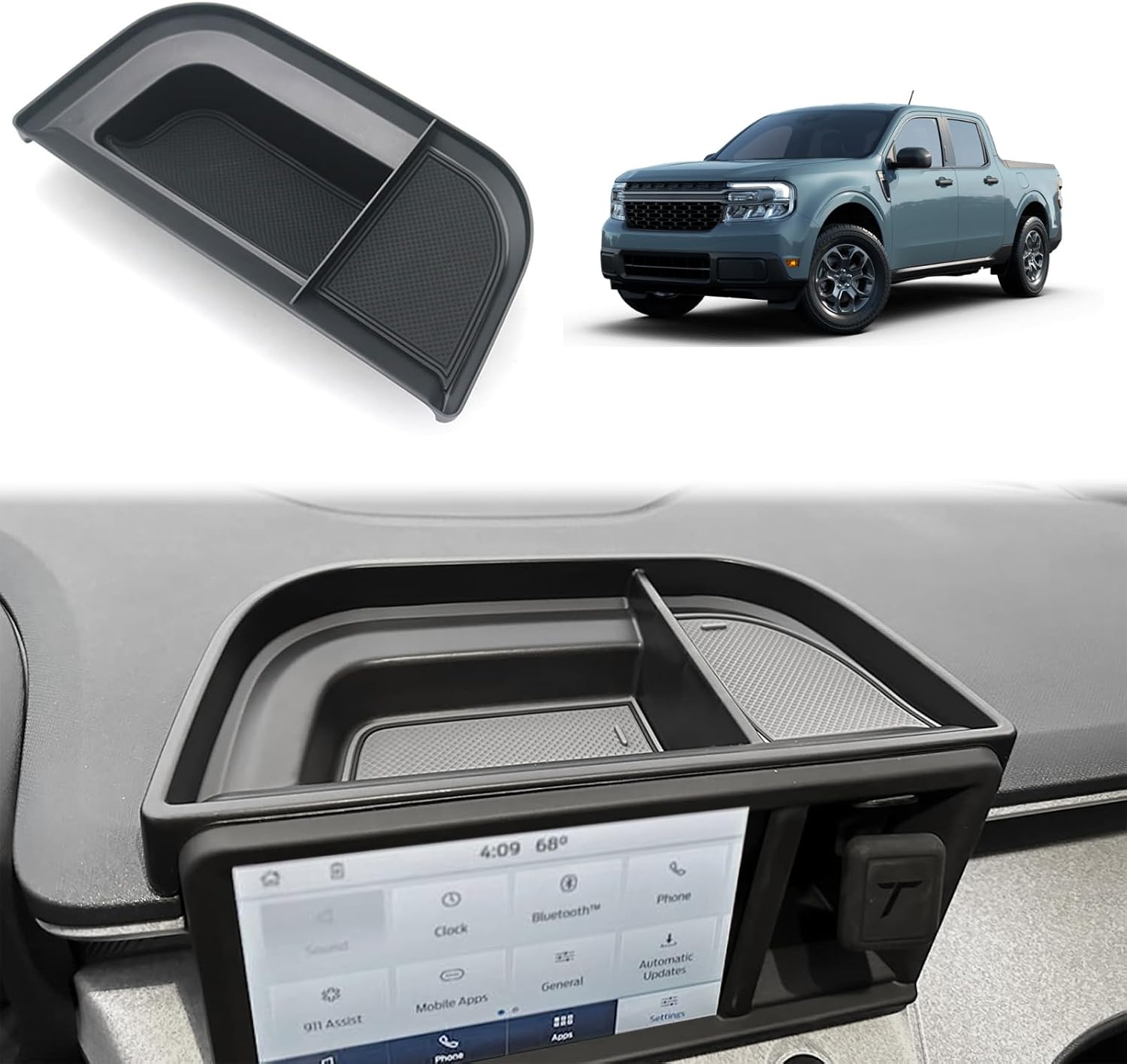 Amazon.com: YIBEICO Center Console Dash Tray Dashboard Storage Box ...