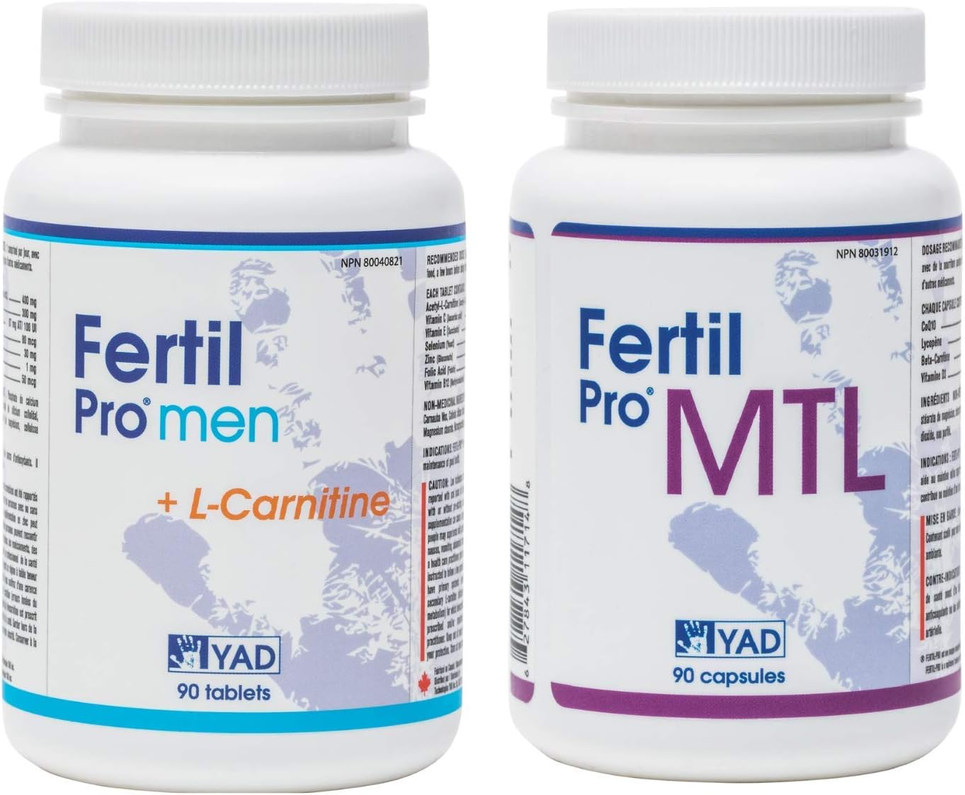 Fertil Pro Male Combo - Natural Health Supplements (3 month supply ...