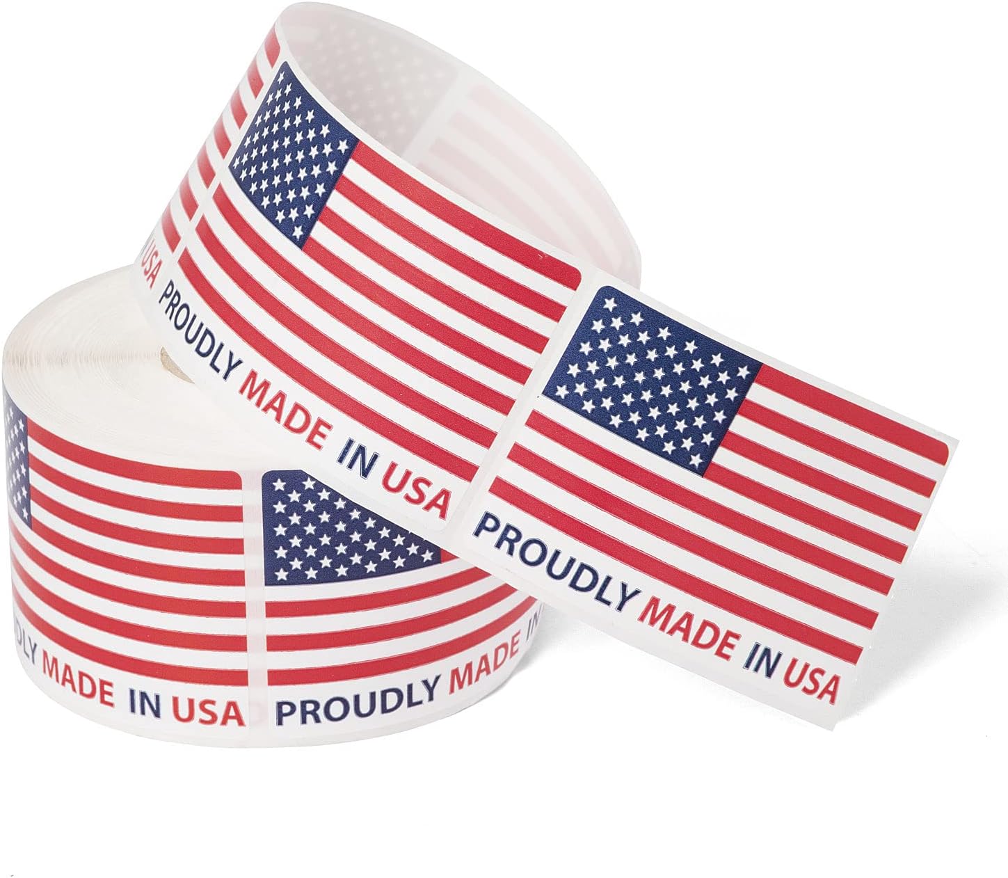 Amazon.com: 500 PCS Made in USA Labels Stickers 3 x 2 Inches American ...