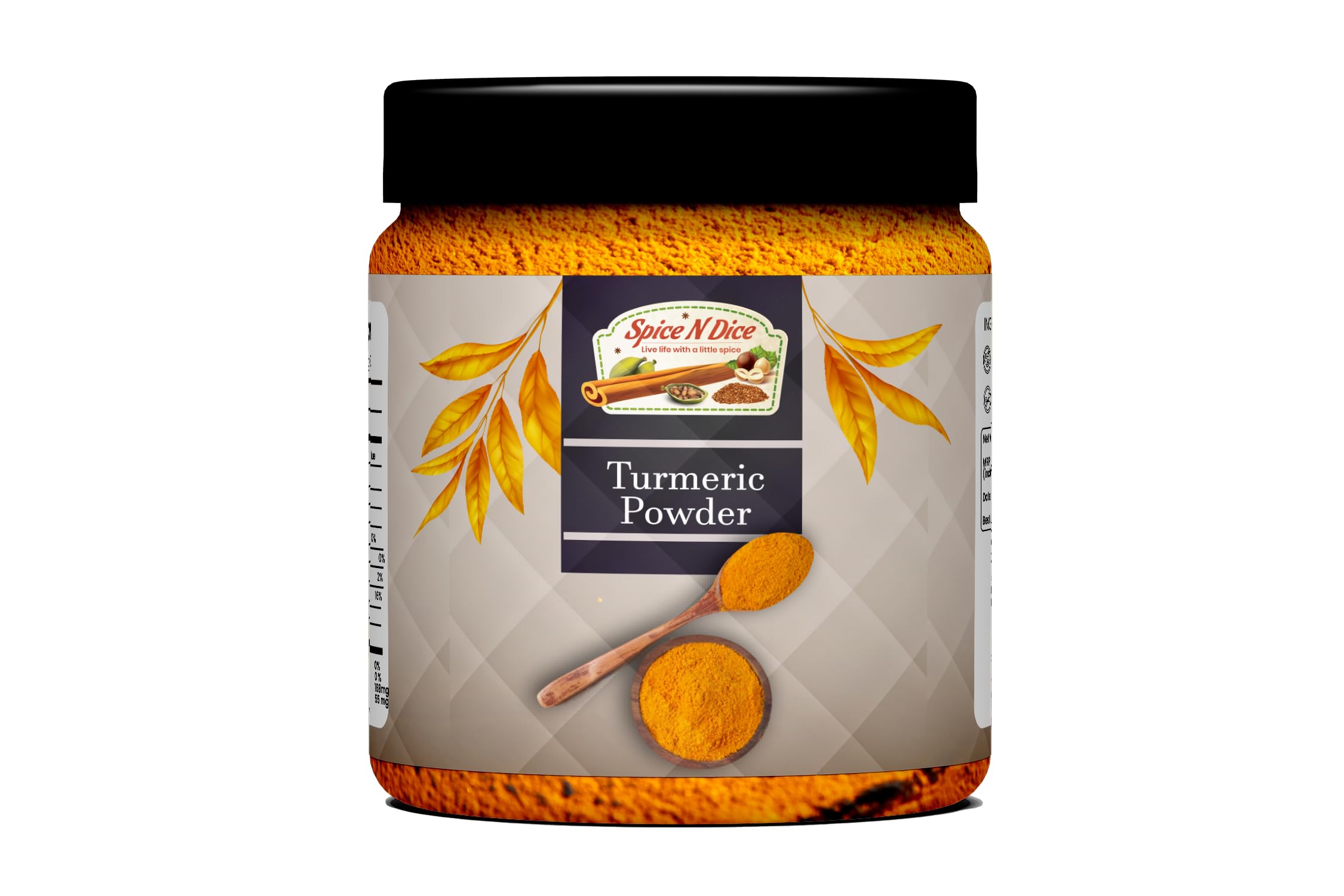 Spice N Dice Organic Turmeric Powder - 100% Pure and Natural (7-12 ...