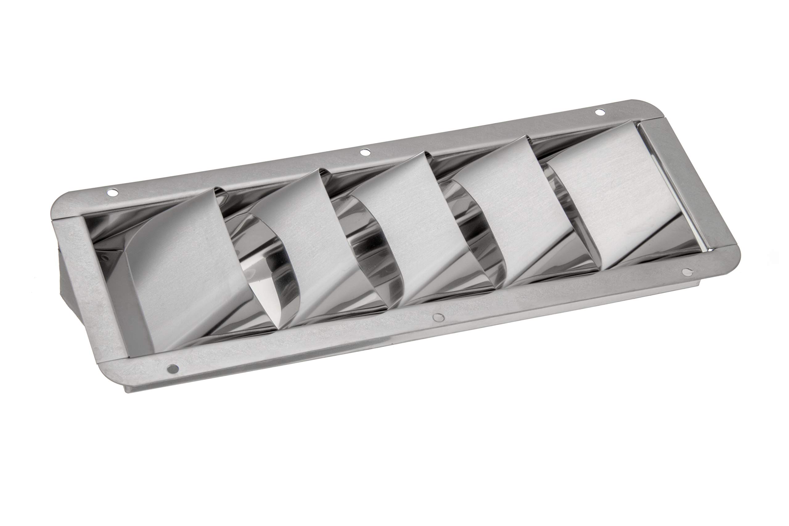 Marine Air Circulation Attwood Flush Louvered Vent - White Marine Grade ...
