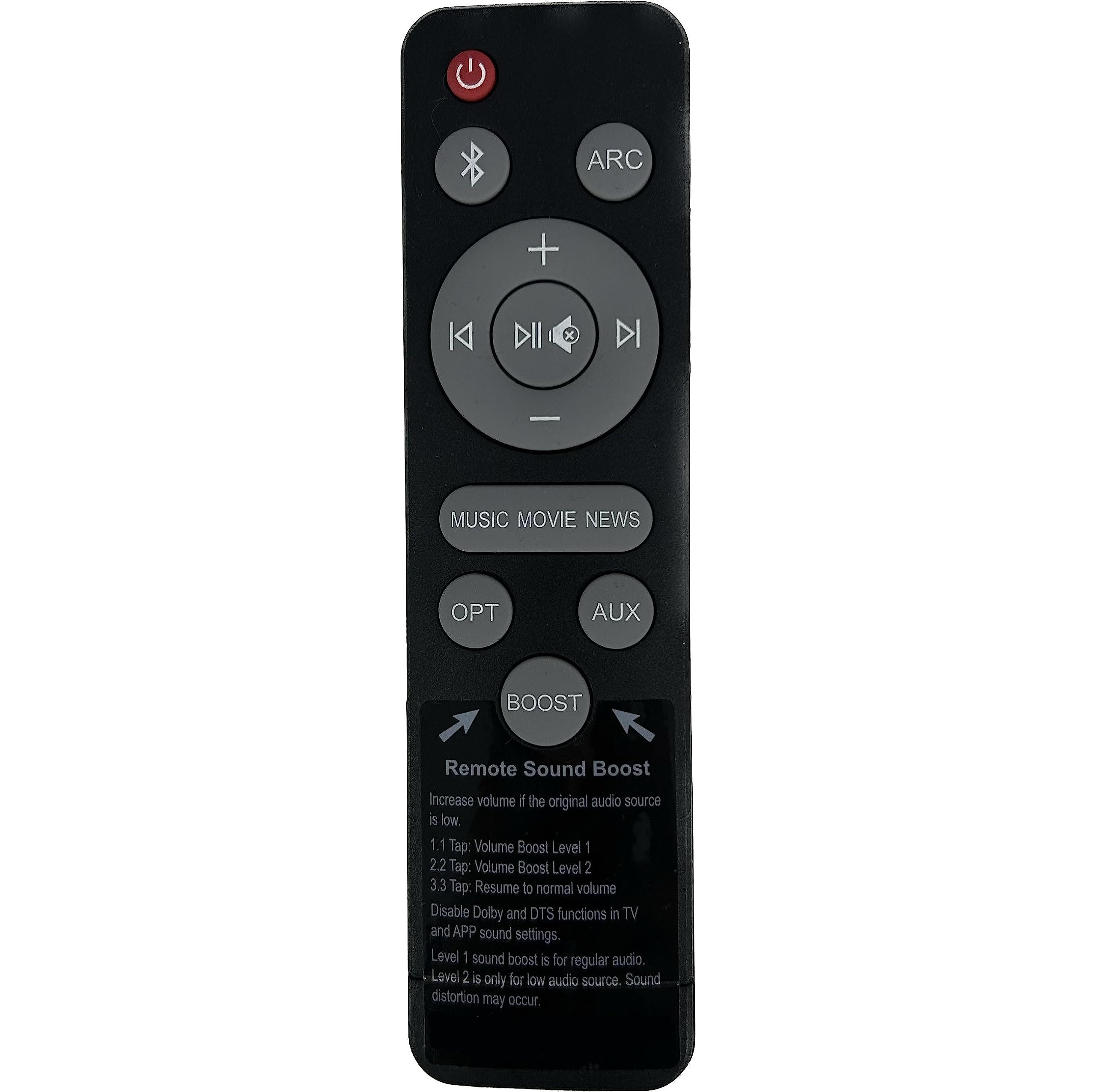 Amazon.com: MZEIBO Soundbar Remote Control for TV, for TV Soundbar ...