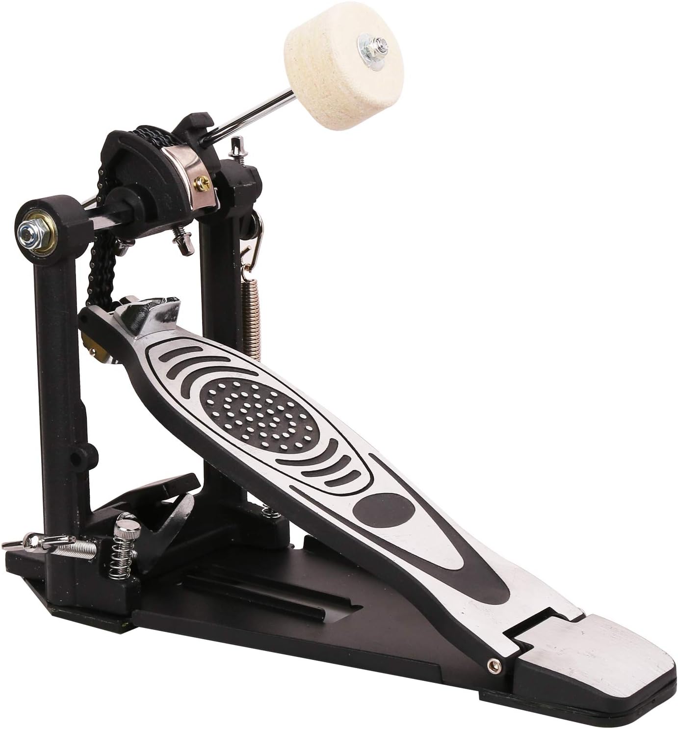 Amazon.com: Bass drum pedal,Double chain pedal,Single pedal hammer ...