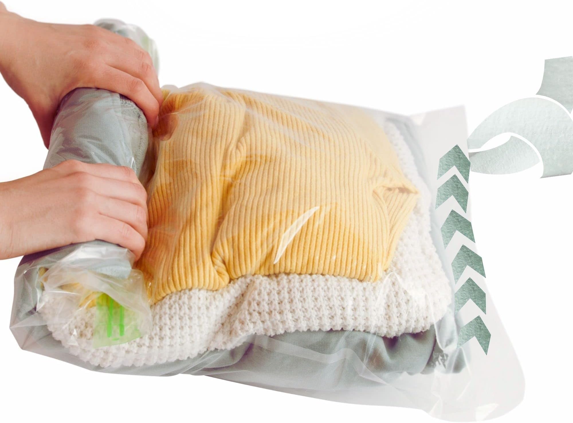 Amazon.com: 12 Roll Up Space Saver Bags for Travel, Travel Compression ...