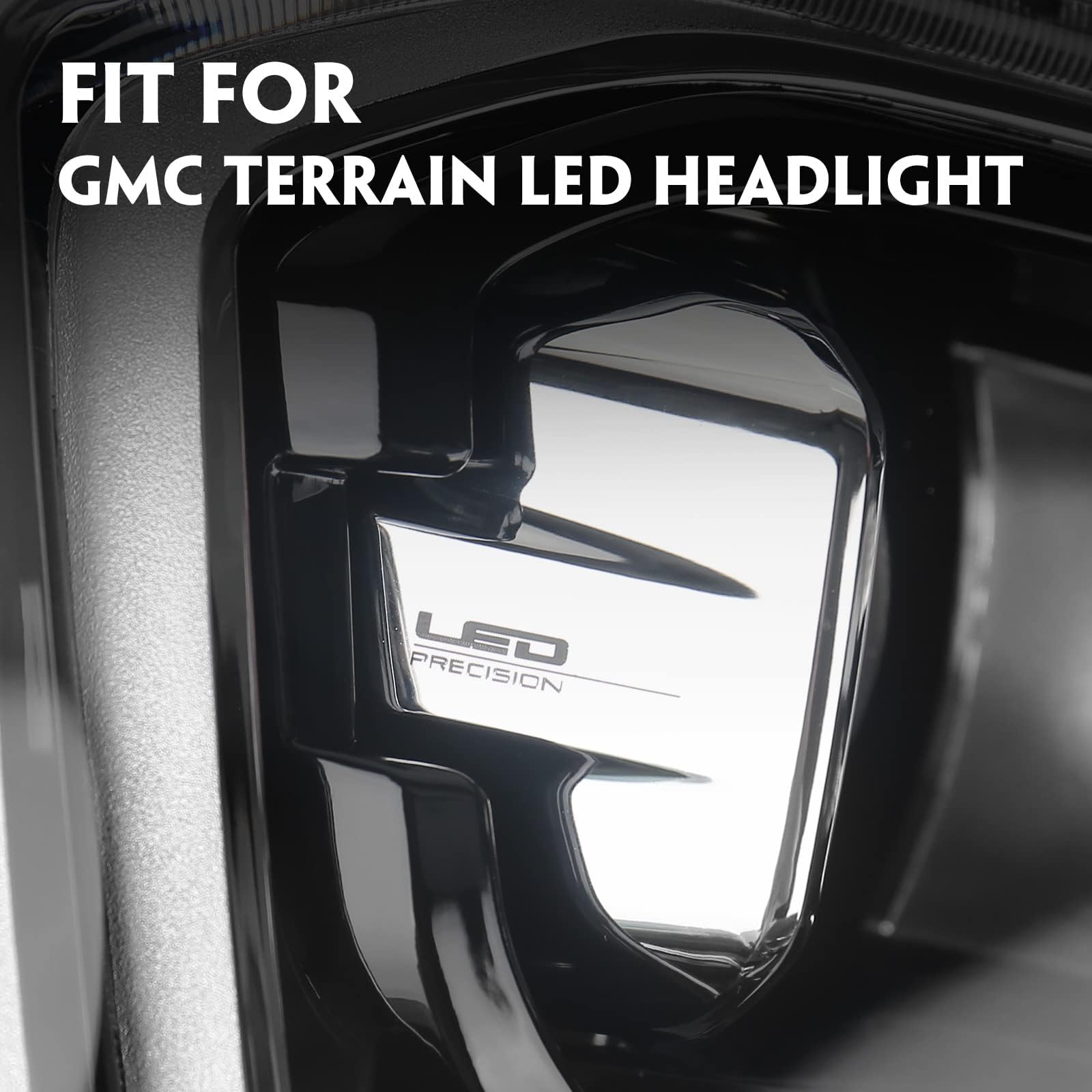 FIONE Full LED Model Headlight Assembly Compatible with GMC Terrain ...