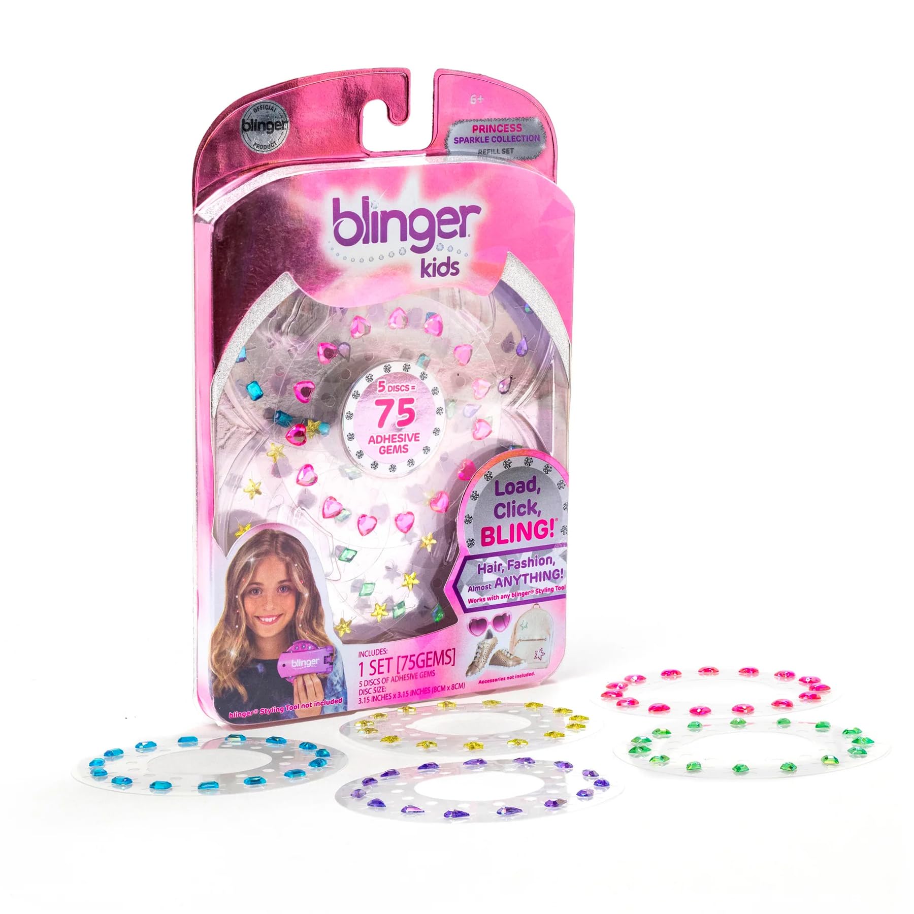 Amazon.com : blinger® Sparkle Collection Refill Pack - Princess | 5 ...