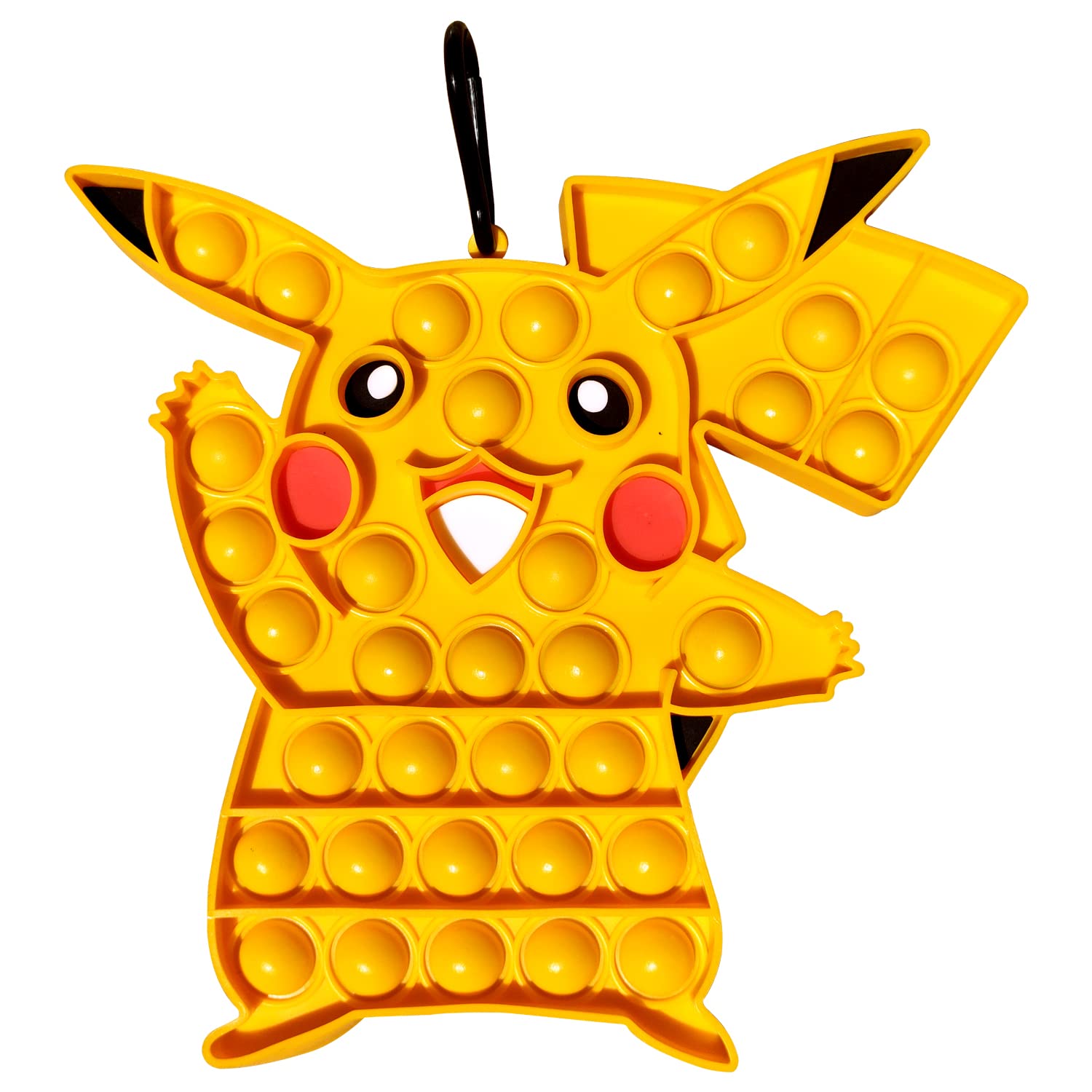 Buy Pikachu Pop It Yellow Cute Push Pop Sound Bubble Sensory Fidget for ...