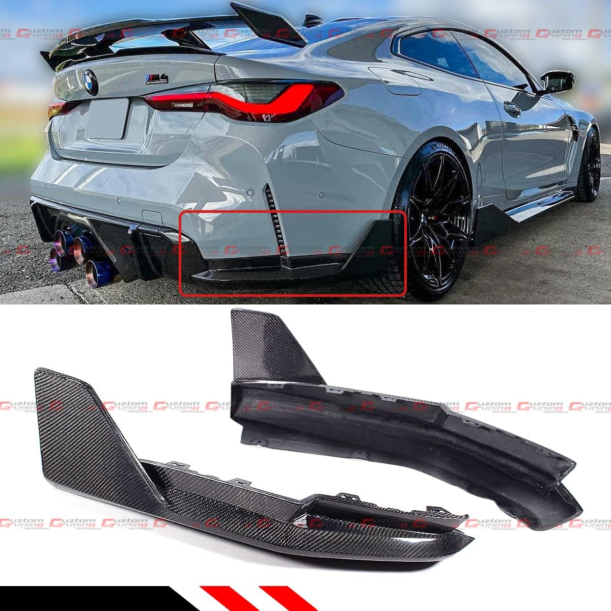 Amazon.com: M Performance Winglet Style Real Carbon Fiber Replacement ...