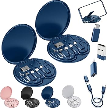 Humorous 9 in 1 USB Adapter Multicharging Cable Case, Multi-Functional ...