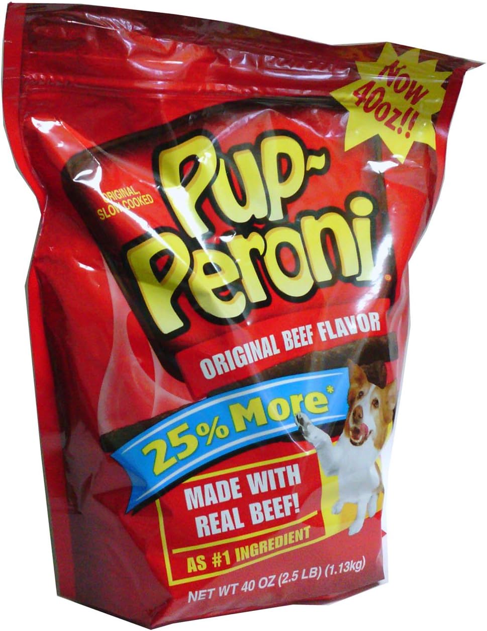 Amazon.com : Pup-Peroni Original Beef Flavor Dog Snacks, 40-Ounce : Pet ...