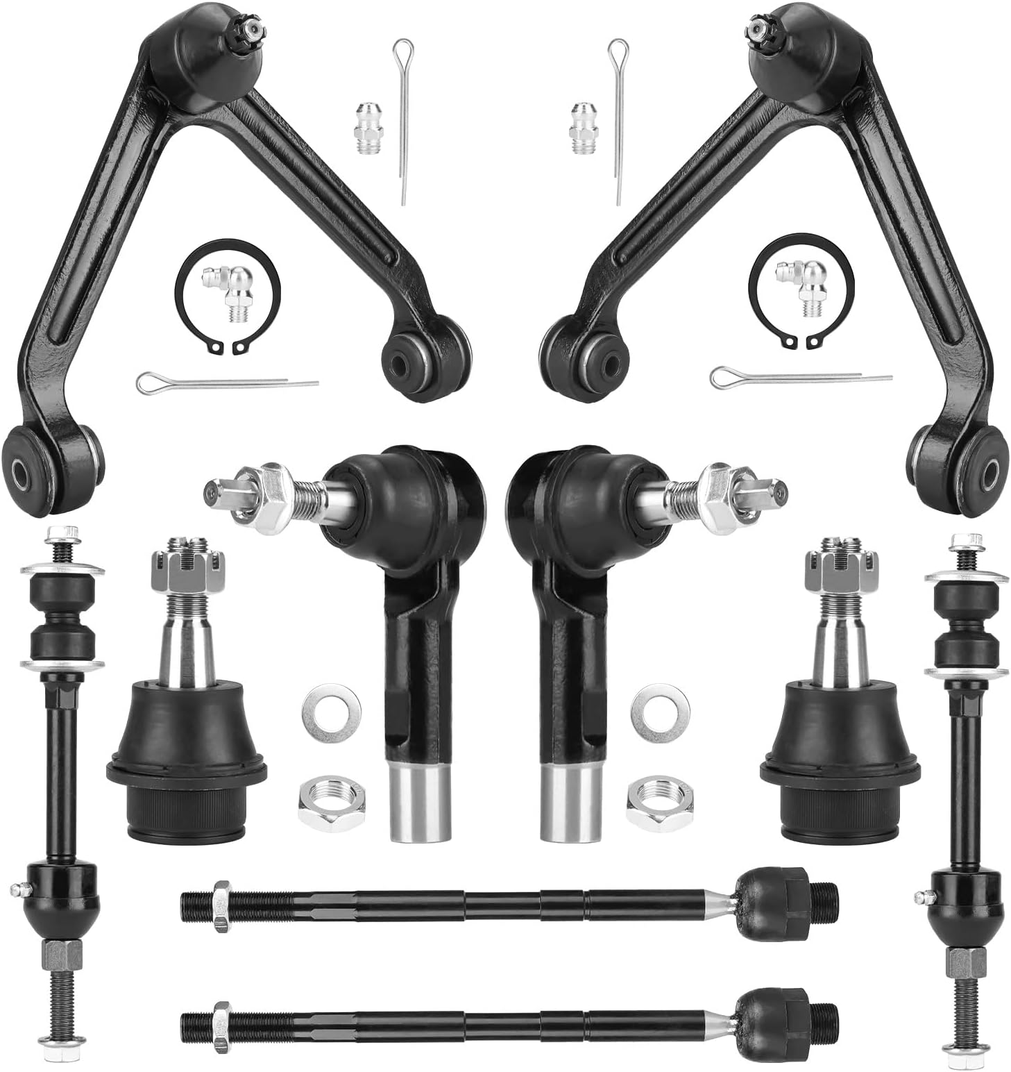Amazon.com: Front Suspension Upper Control Arms with Ball Joint Kit for ...