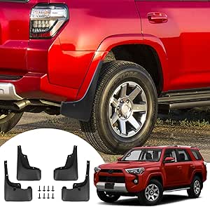 Amazon.com: Gpaentsn Mud Flaps Compatible with Toyota 4Runner 2010-2023 ...