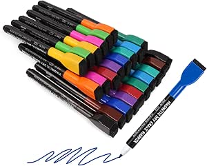 maxtek Magnetic Dry Erase Markers Fine Tip, Whiteboard Markers with ...