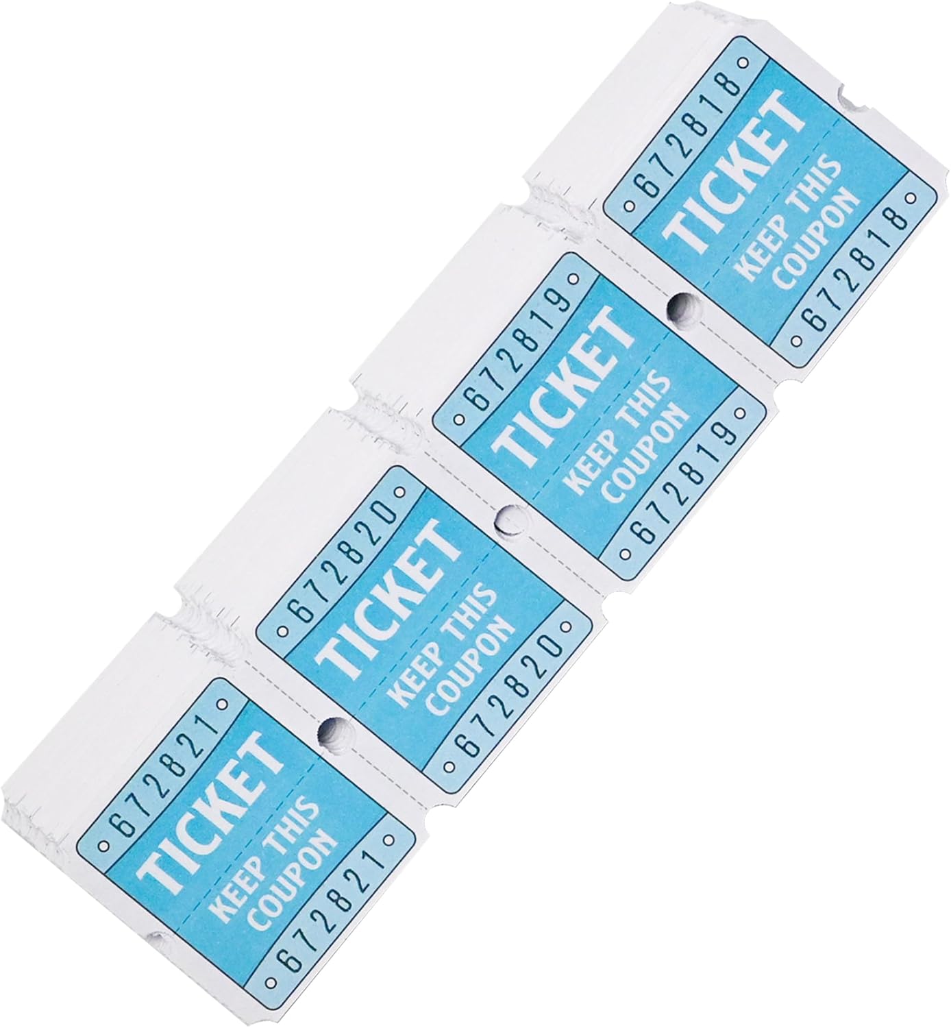 Amazon.com : L LIKED 200 Raffle Tickets, 50/50 Double Roll Tickets for ...