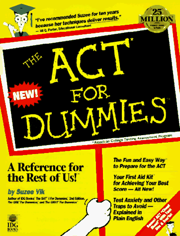 The Act for Dummies: Vlk, Suzee: 9781568843872: Amazon.com: Books