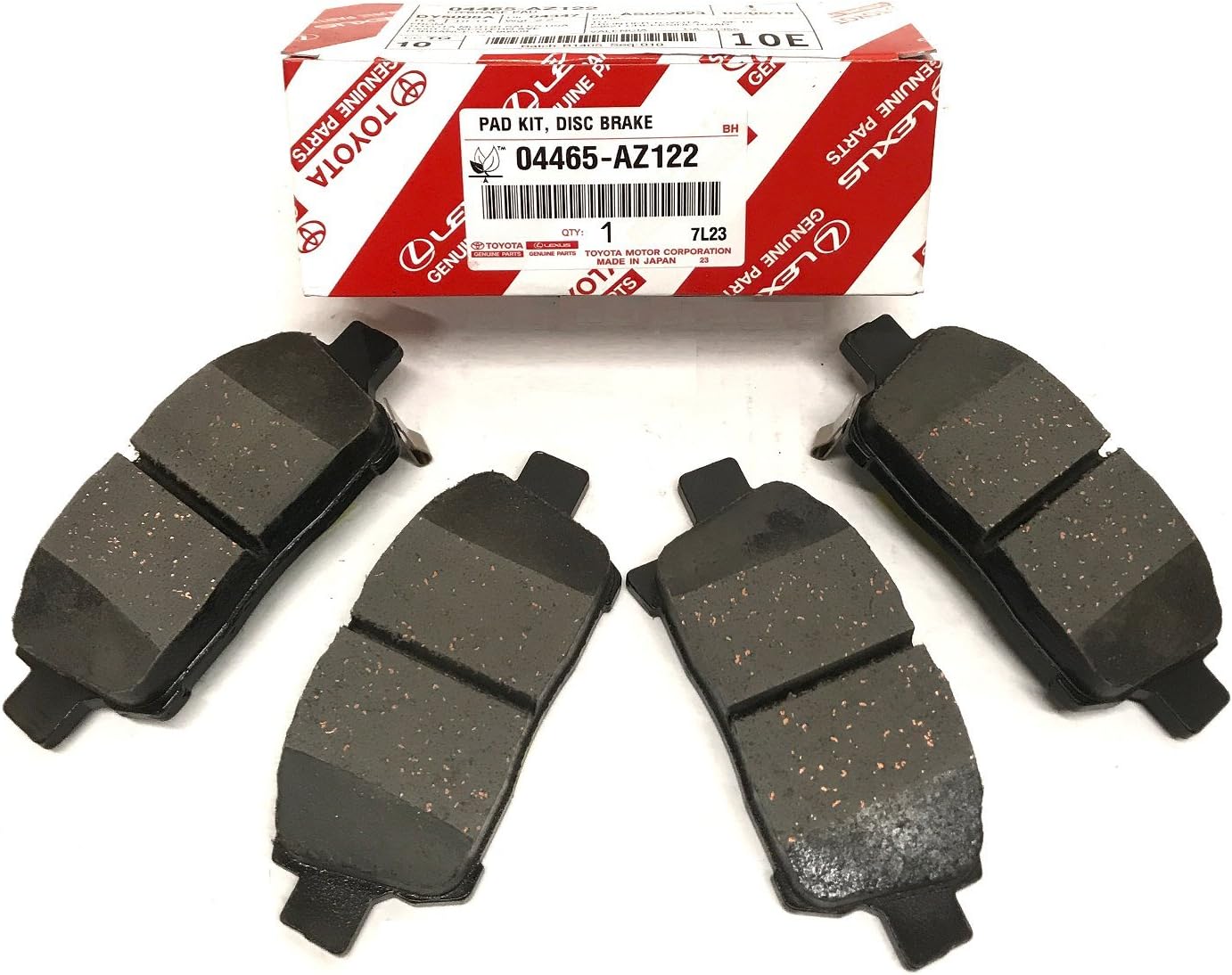 Amazon.com: Toyota Front Brake Pads 04465-AZ314 : Automotive