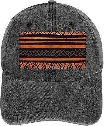 Amazon.com: African Mud Cloth Tribal Baseball Cap for Women Men Golf ...