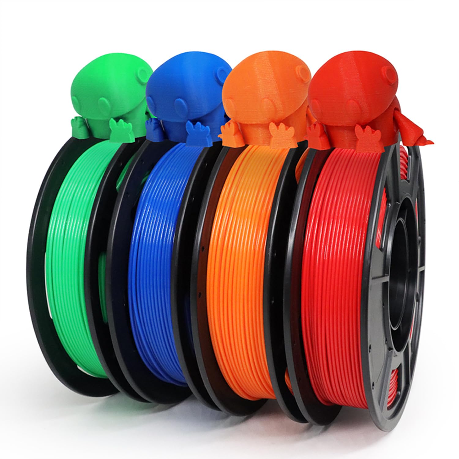 Amazon.com: YOUSU PLA Plus (PLA+) Filament 1.75mm Bundle 4x250g, 4 Pack ...