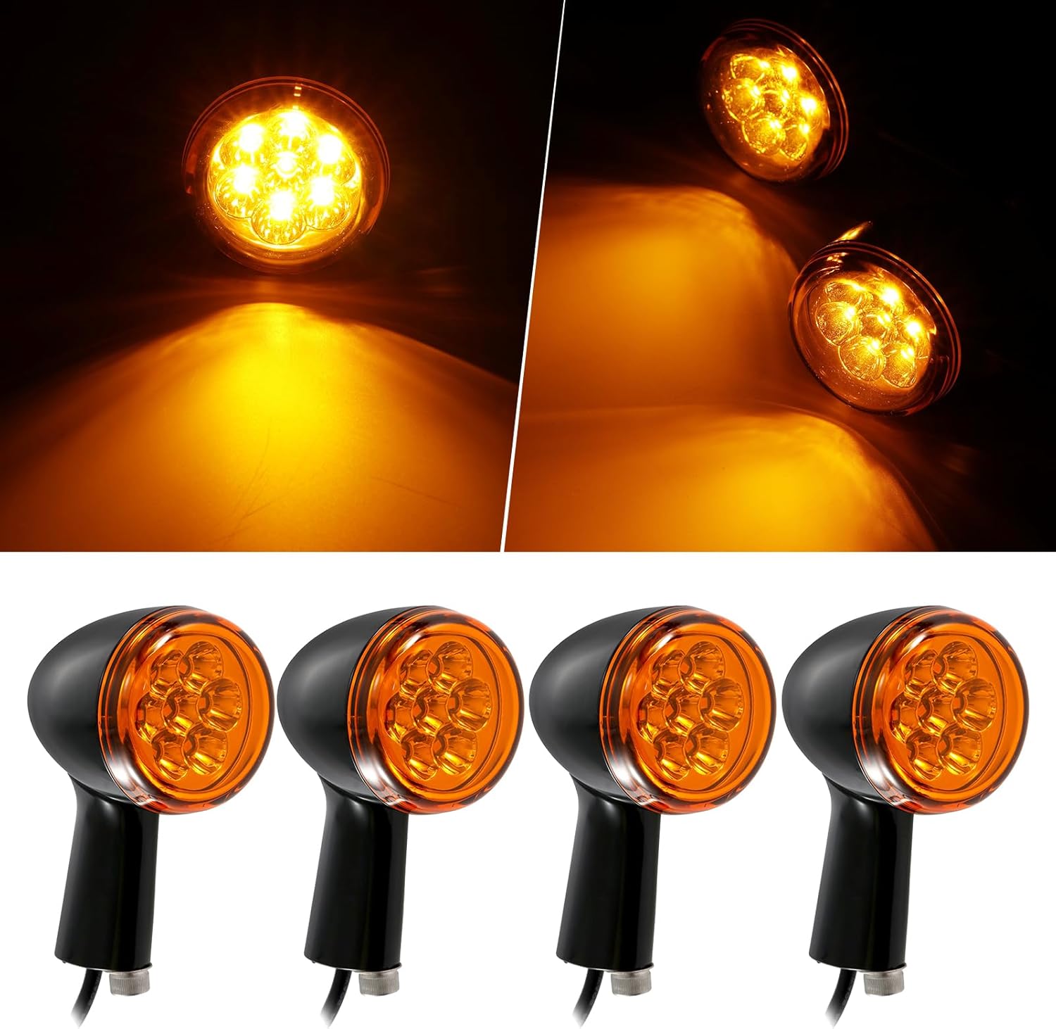 Amazon.com: INNOGLOW Motorcycle Turn Signals Led with Running Brake ...